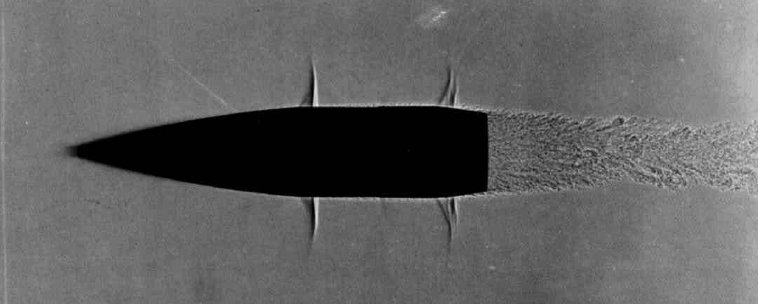 9. Subsonic flow · An album of computational fluid motion